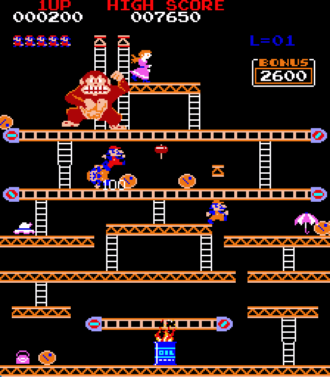 Donkey Kong Pygame by Fake 8-bit