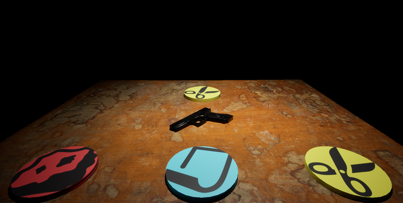 Rock Paper Scissors Gun by KuruAlex