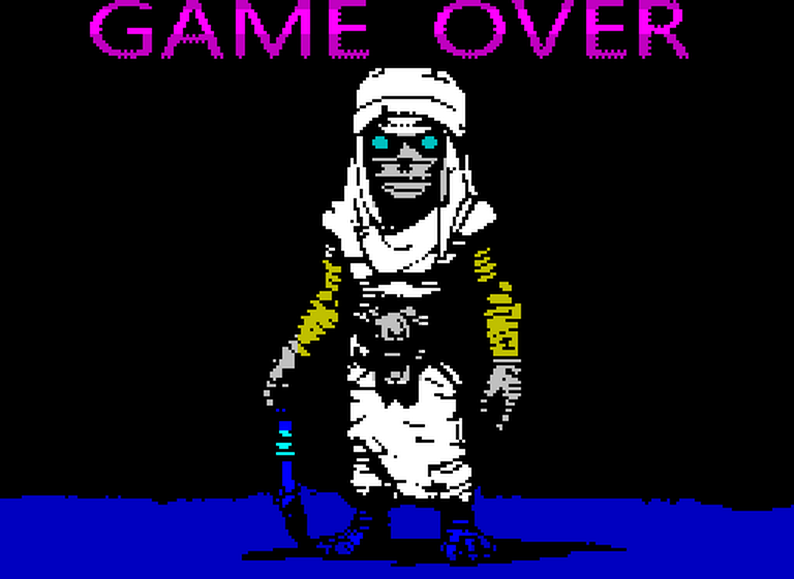 Pyramid Escape (ZX Spectrum 48K/128K) by IrataHack