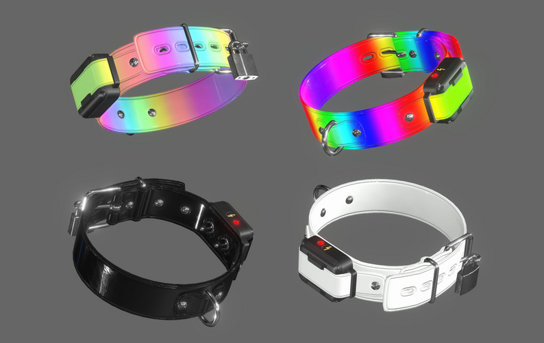 Vinyl Collar (VRChat/Resonite) by Dein-Ra