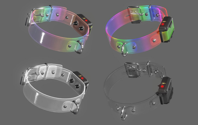 Vinyl Collar (VRChat/Resonite) by Dein-Ra