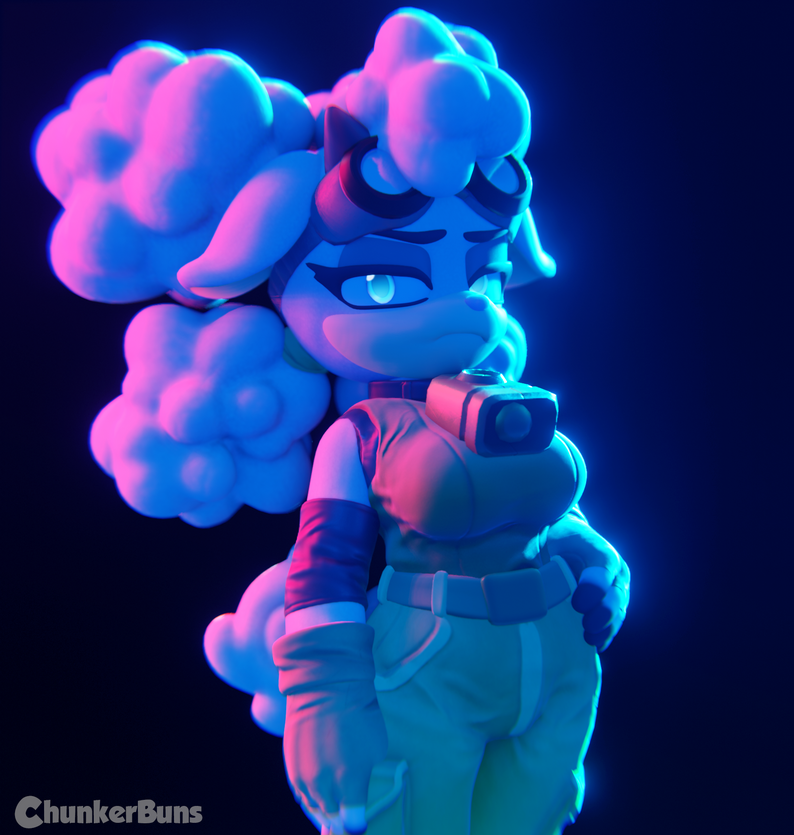 Lanolin the Sheep - VRChat Avatar - v1.0 by ChunkerBuns