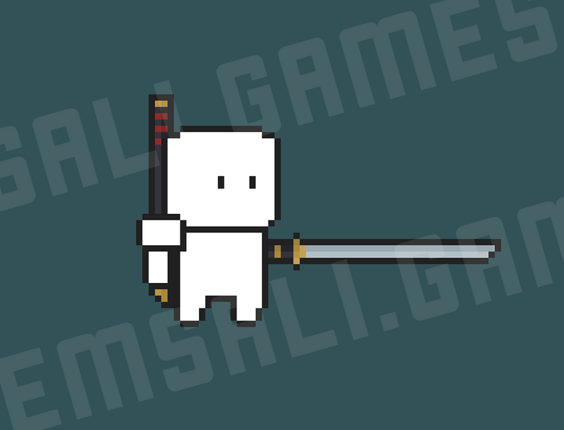 Pixel Katanas Pack by EMSALI Assets