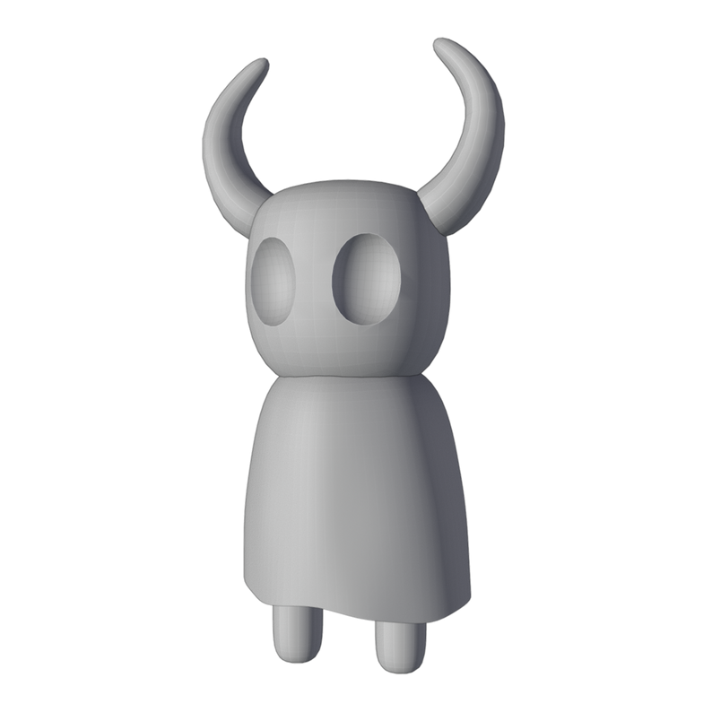 3D Hollow Knight Character Model by Plewr