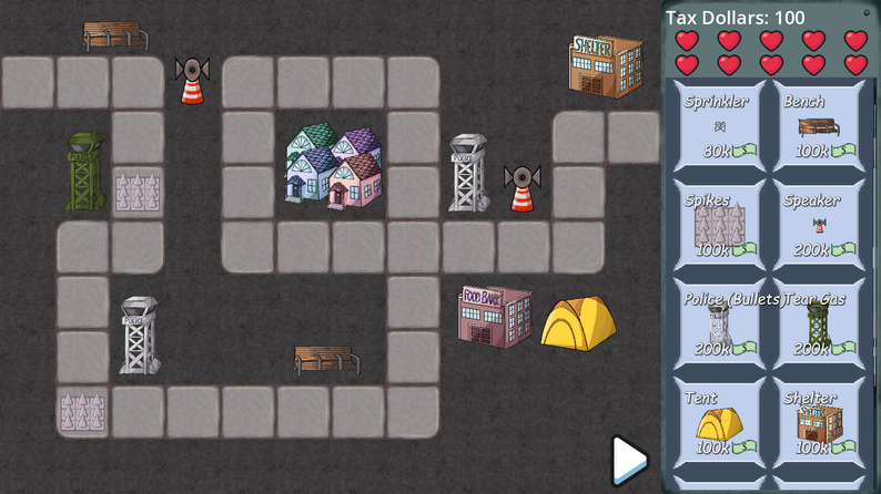 Hostile Architecture by bananasteam, Pr0pelled, Goober213, pumkin patchwork, AlliBatell