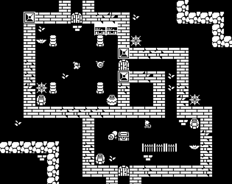 1-bit Dungeon Asset Pack by mwaayk