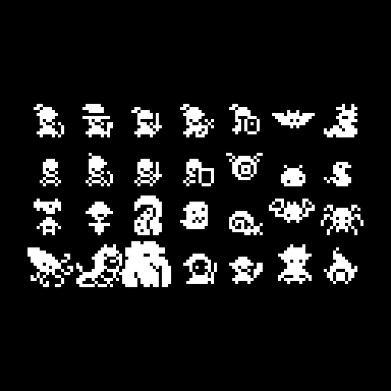 1-bit Dungeon Asset Pack by mwaayk