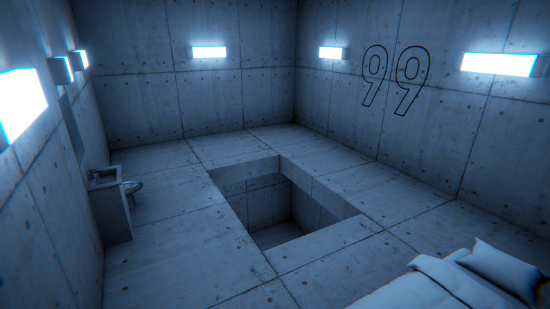 Vertical Prison Platform, Horror Environment by AK STUDIO