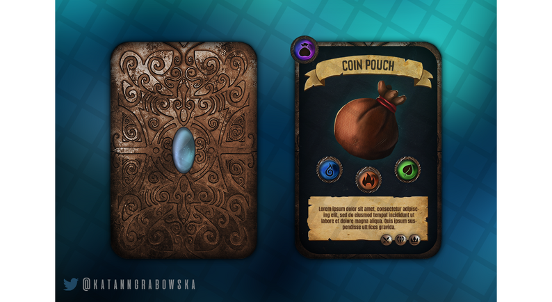 Card Game GUI - Cards Design 2D Kitbash by KatGrabowska