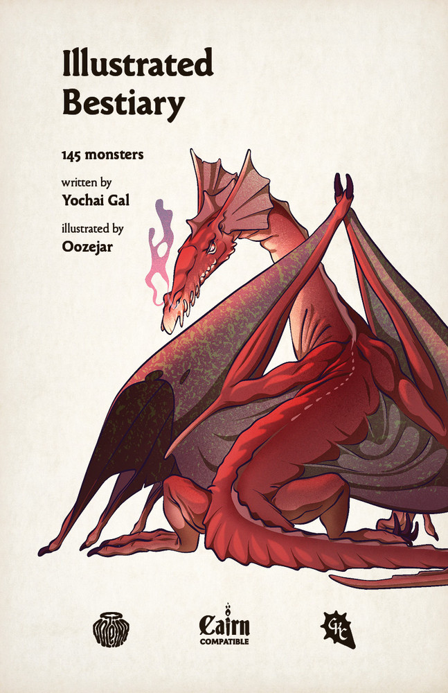 Illustrated Bestiary by Gourdin Konbo Club