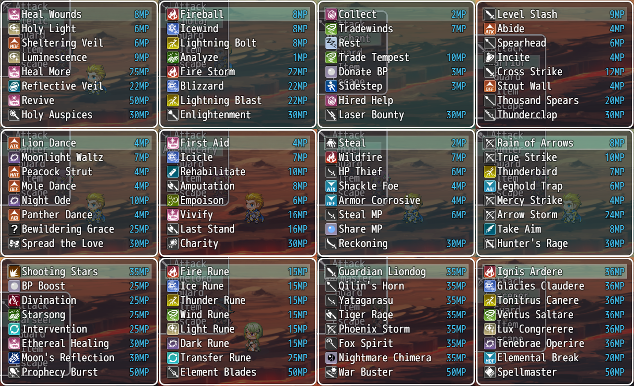 OctoPack Battler Sample Project for RPG Maker MV by Olivia, Yanfly