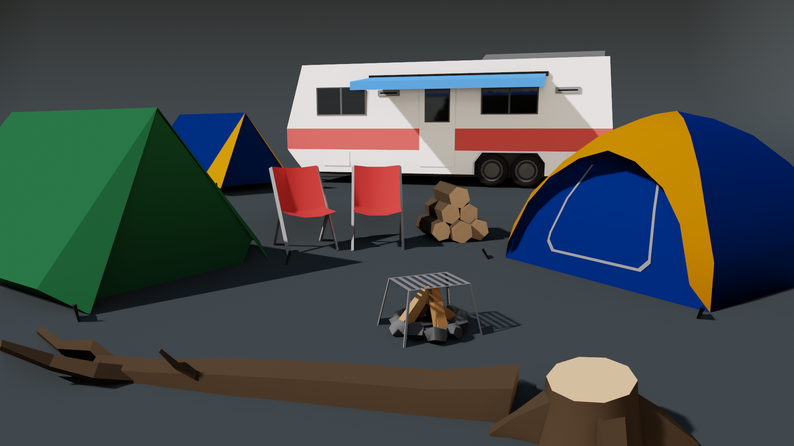 Low Poly Camping Pack by Ander Systems