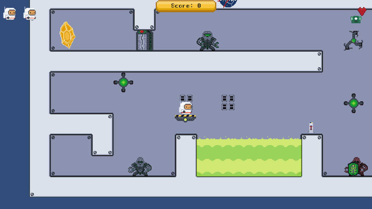 2d Space Platformer by Awang0909