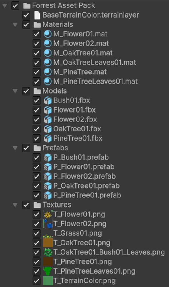 Handpainted Forest asset pack by austinni