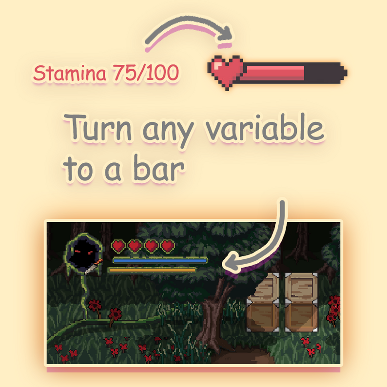 Variable Bars Creator - Plugin for RPG Maker MV/MZ by Sang Hendrix