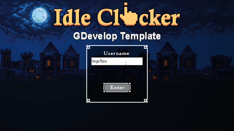 Idle Clicker Template by VegeTato