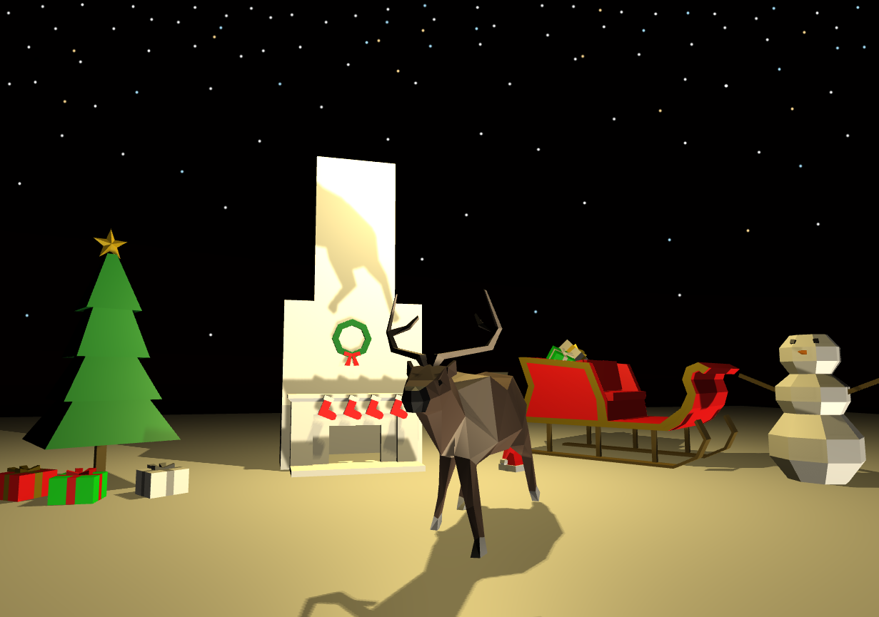 Low Poly Christmas Pack (Unity) by Camb0