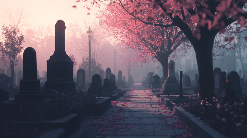 FREE HORROR CEMETERY VN BACKGROUNDS by Liminal Games