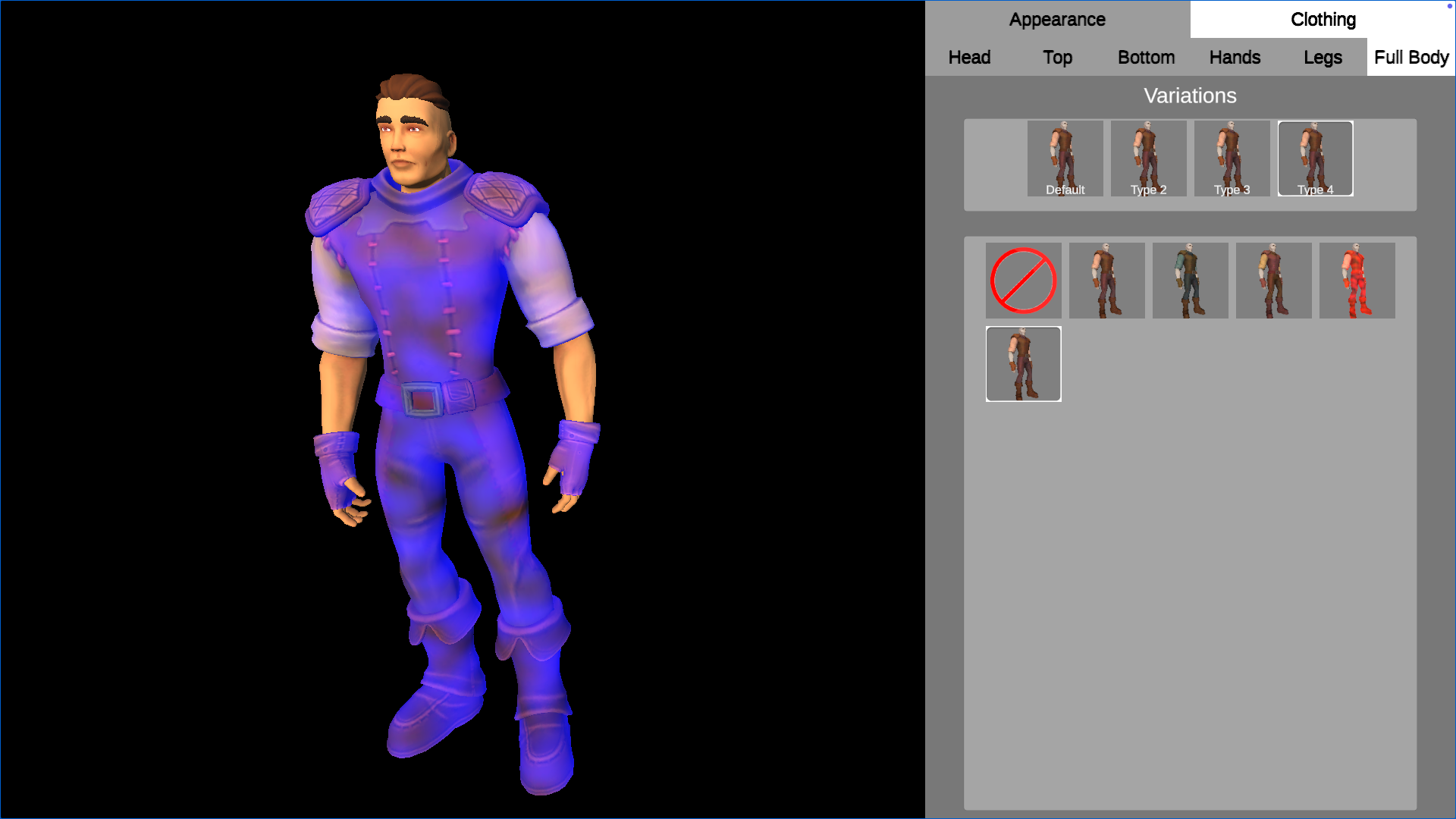 Character Customization Test by Alexandros Kapolas