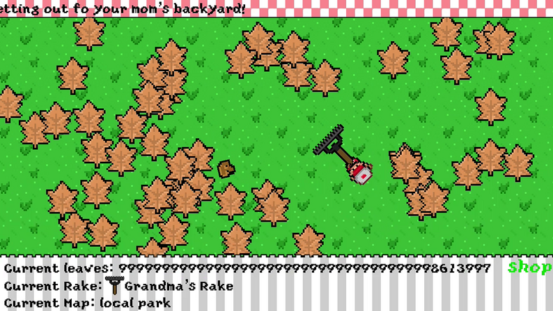 Leaf Raking Simulator v1.00 by ilikeclamchowder