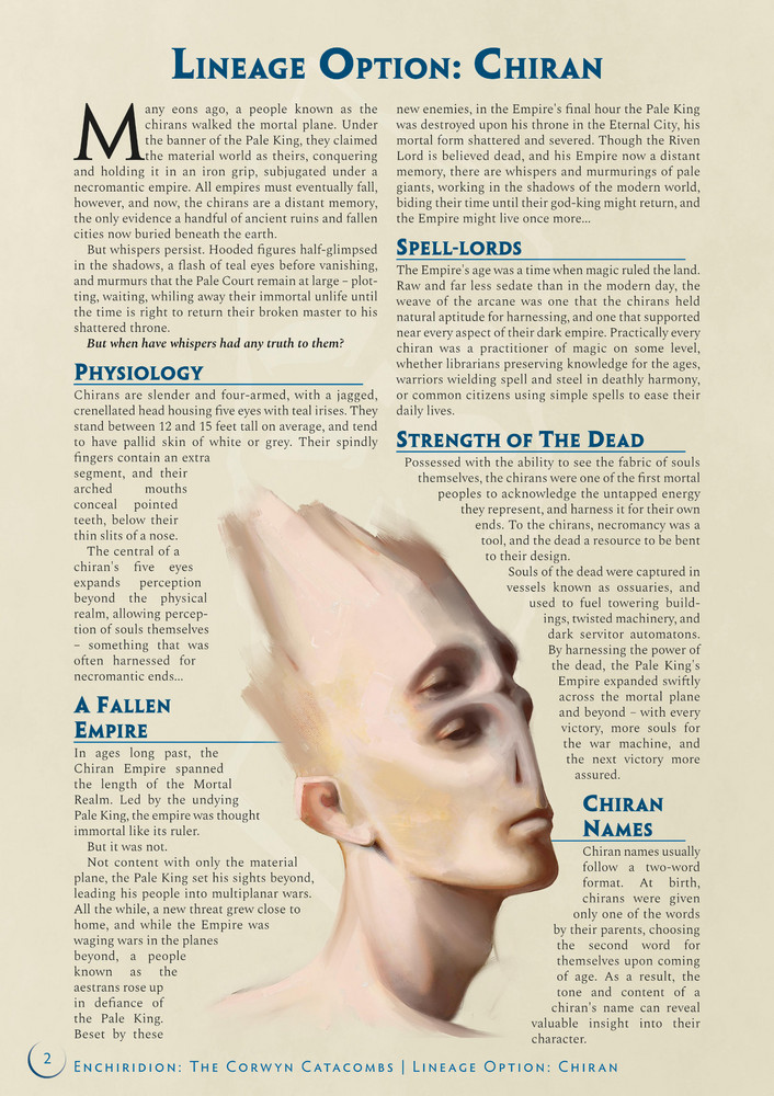 Enchiridion: The Corwyn Catacombs (5E) by Animancer