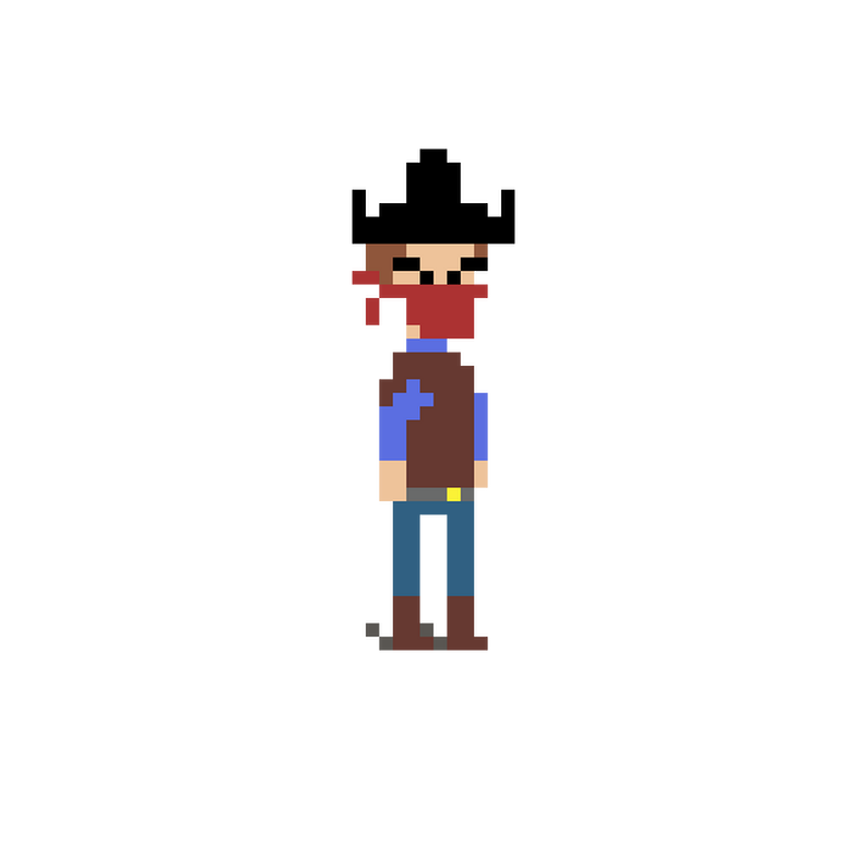Pixel Art Animations - Cowboy by LinkNinja