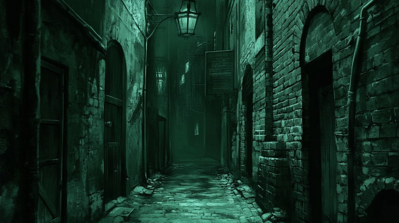FREE HORROR DARK STREET VN BACKGROUNDS by Liminal Games