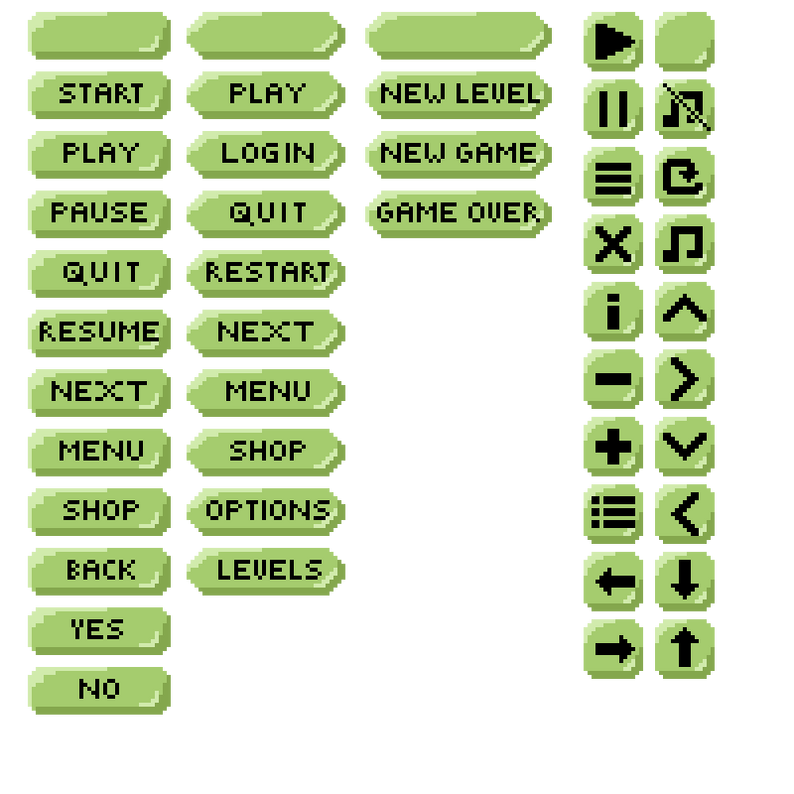 Pixel buttons by tam1tami