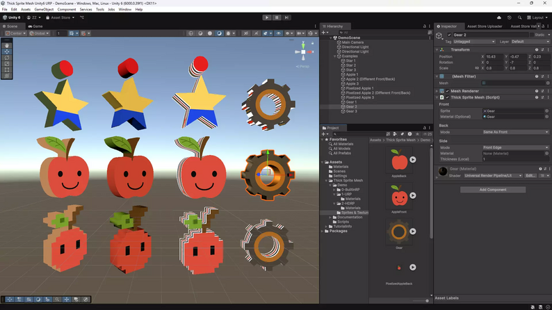 Thick Sprite Mesh by Zhixiang