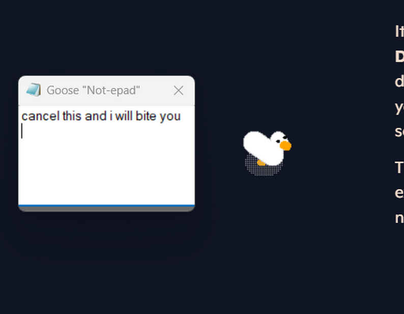 Desktop Goose Ultimate by PixelMaster