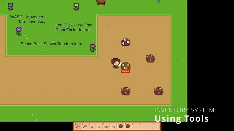 Free Inventory System for Unity2D by Kinnly