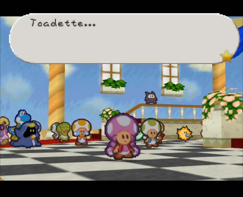 Paper Mario Featuring Toadette by Acht05