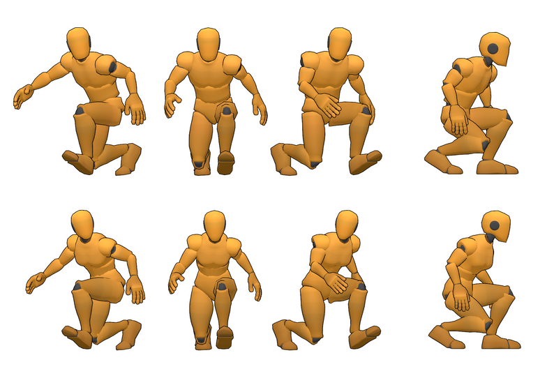 Human Basic Motions by Kevin Iglesias