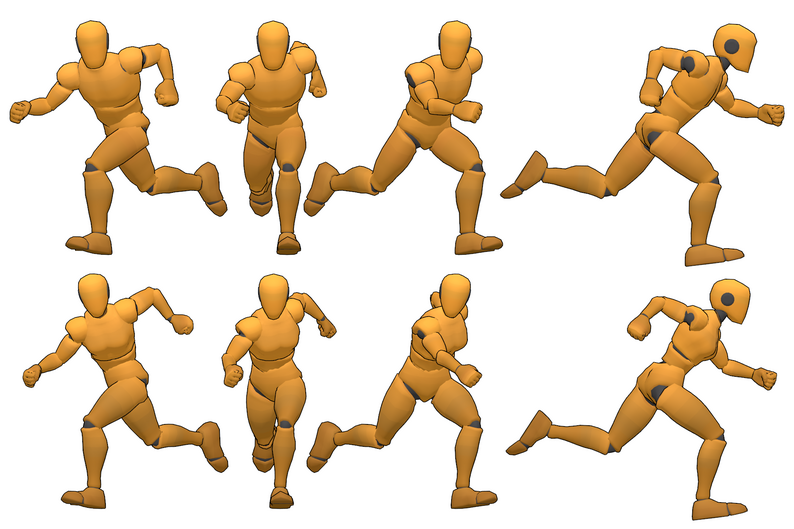 Human Basic Motions by Kevin Iglesias