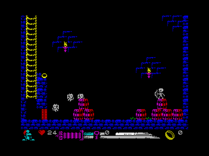 Cursed Castle DX (zx spectrum 128) by Fransouls
