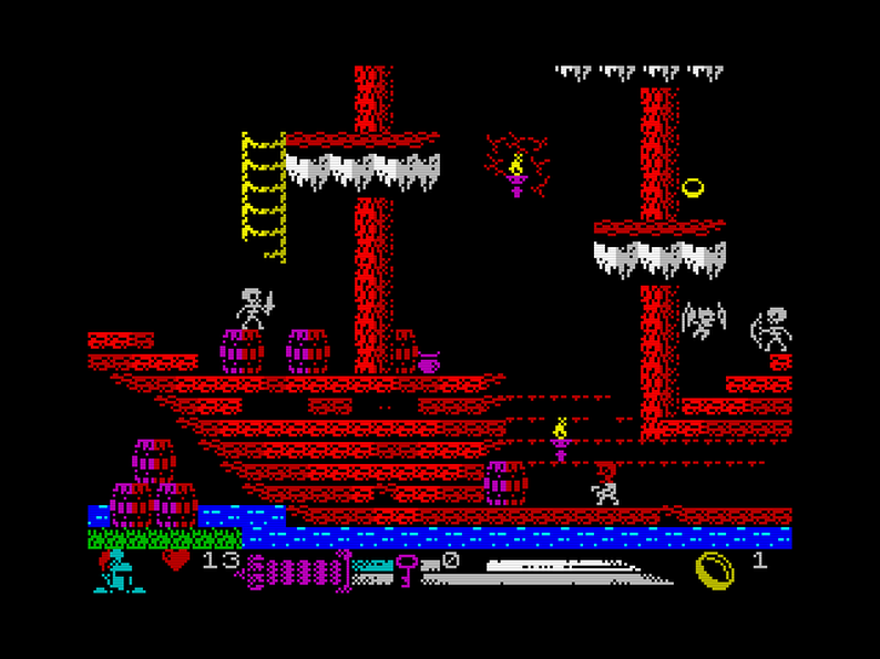Cursed Castle DX (zx spectrum 128) by Fransouls