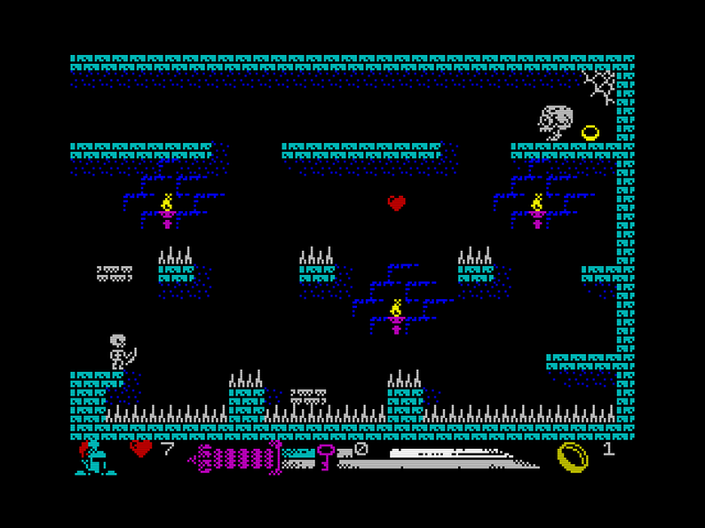 Cursed Castle DX (zx spectrum 128) by Fransouls