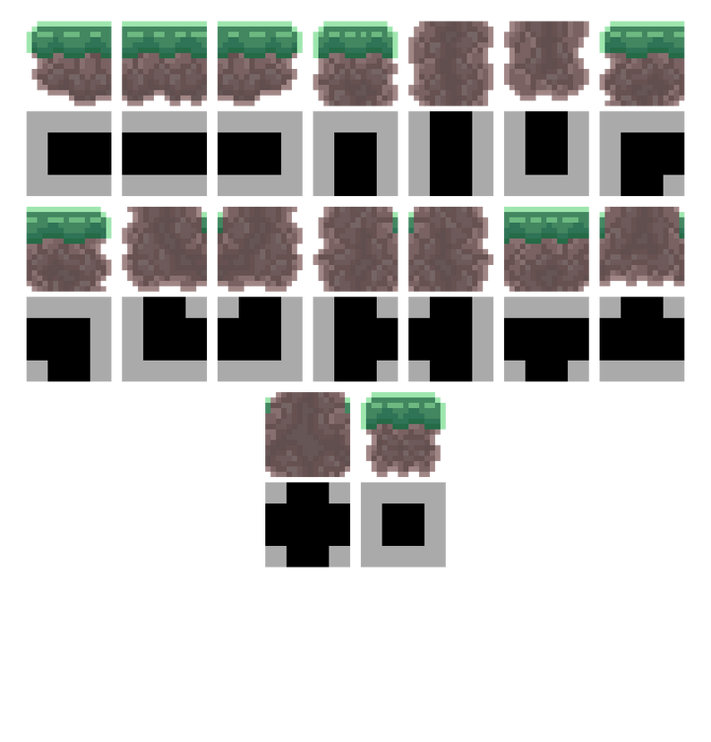 Free Dirt and Grass Tileset by GameDevable