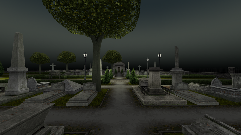 Retro Graveyard Props by Marcis