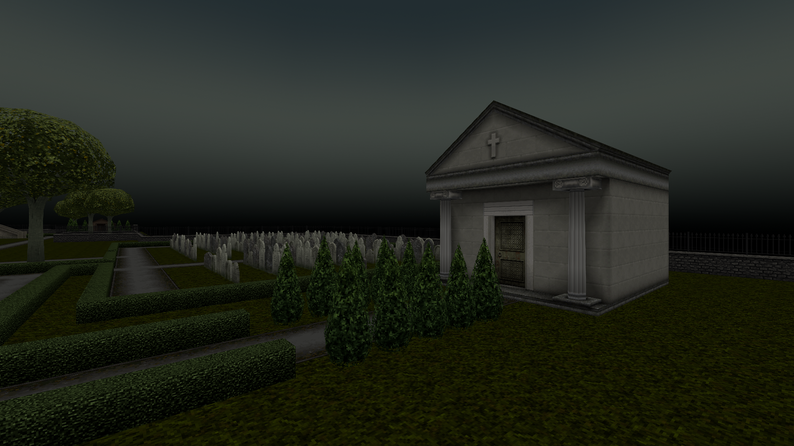 Retro Graveyard Props by Marcis