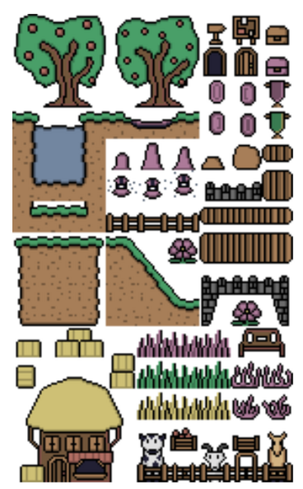 LEVELS AND ENVIRONMENTS - Angria's 16x16 assets by Octotem