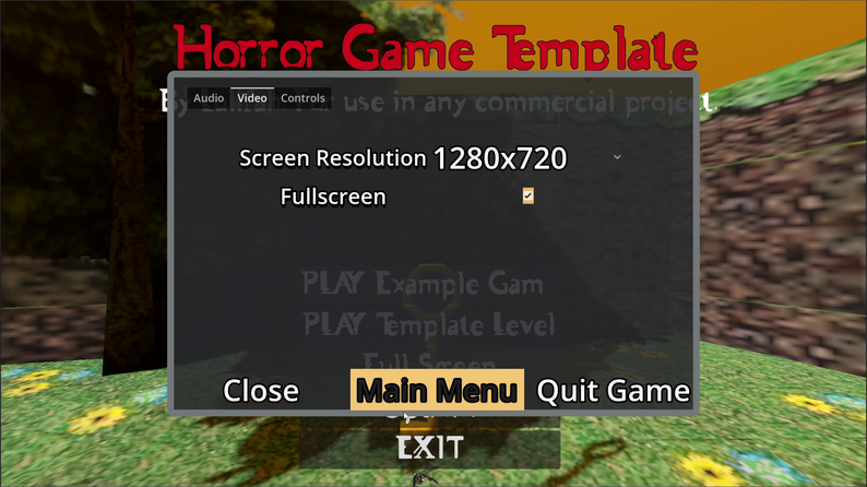 First person Horror Game template for Godot 4 by lukifah