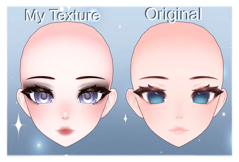 Starlight Head Textures V2 & Lost Pearl Eye Textures By CrystalTheBaka ...