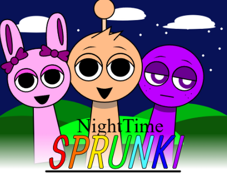 Nighttime Sprunki by TreyL6