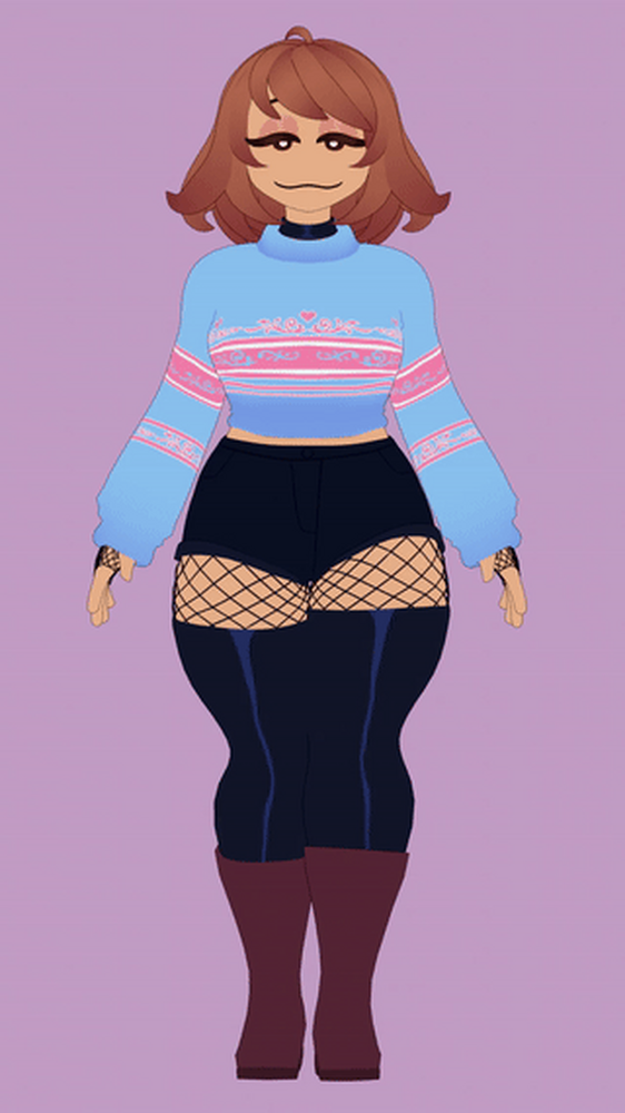 Customizable Frankie Model by LizieDoodle