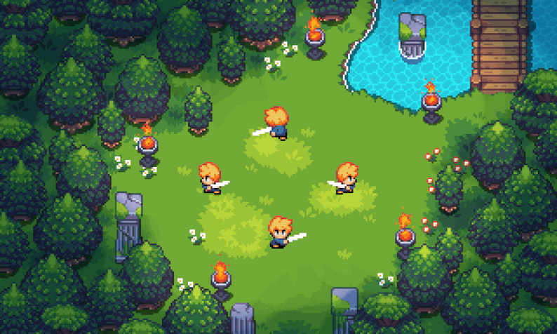 RPG asset hero pack (Super Retro World by Gif) by Gif