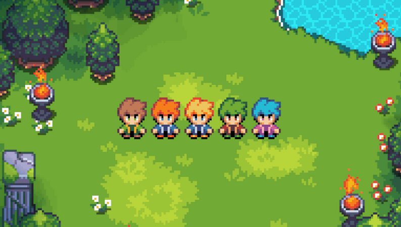 RPG asset hero pack (Super Retro World by Gif) by Gif