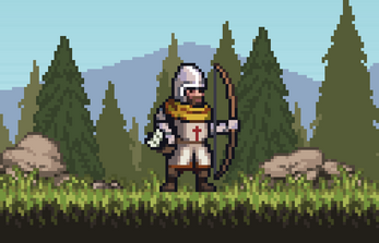 FREE - 2D Pixel Art Archer Character - Sidescroller by GandalfHardcore