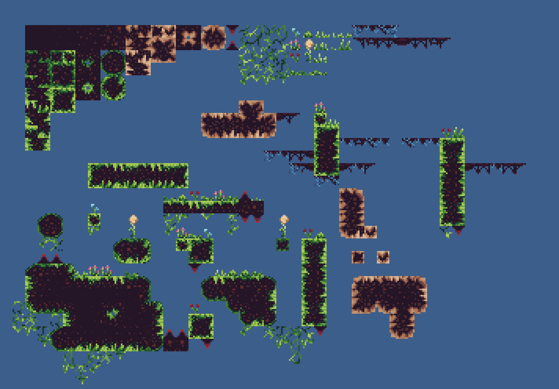 More Tiles 2 Animated Enemies Pixel Jungle Platformer Asset Pack By More Tiles 2 Animated Enemies Pixel Jungle Platformer Asset Pack By
