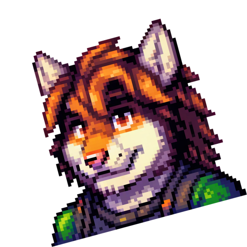 60+ Furry Portrait Assets - Pixelart / Pixel Art Asset Pack by InKing